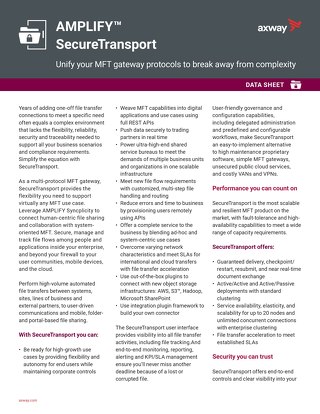 Secure File Transfer with SecureTransport | Axway